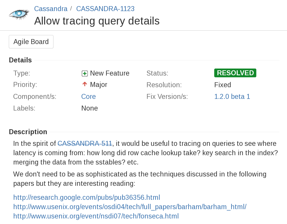 Zipkin Tracing with Apache Cassandra – The Last Pickle Zipkin Tracing with Apache Cassandra – The Last Pickle
